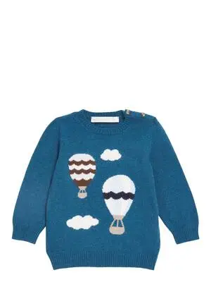 PER TE Per Te "Hot Air Balloon" Knit Sweater