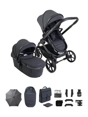 ICANDY Peach 8 Pushchair And Carrycot Set - Grey