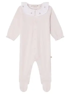 Bonpoint Cotton Lintina Sleepsuit - Purple