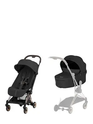 CYBEX Coya Stroller With Carrycot – Comfort Collection - Black