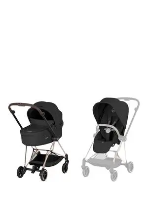 CYBEX Mios Pushchair With Carrycot Comfort Collection - Black