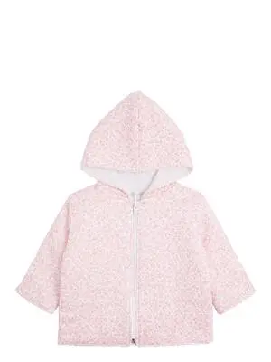 KISSY KISSY Kissy Kissy Pima Cotton Floral Zip-Up Hooded Jacket