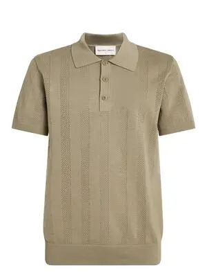 Frescobol Carioca Cotton Vidal Polo Shirt - Green