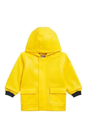 Petit Bateau Hooded Raincoat - Yellow