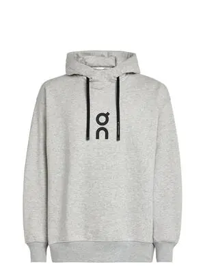 On Organic Cotton-blend Club Hoodie - Grey