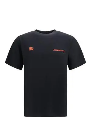 Burberry Cotton Map T-shirt - Black