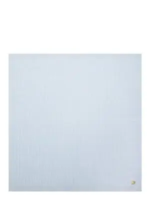 PUREBABY Cashmere Cable-knit Blanket - Blue