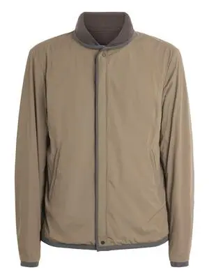 SEASE Sease Reversible Technical Nylon And Cotton Cashmere Blend Jacket