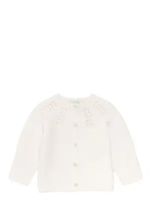 PEPA LONDON Pepa London Cotton Openwork Cardigan