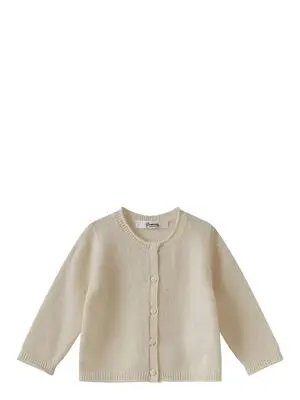 Bonpoint Cashmere Cardigan - White
