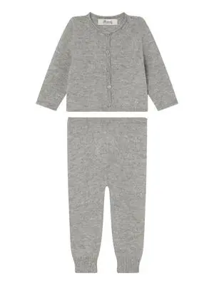 Bonpoint Cashmere Cardigan - Grey