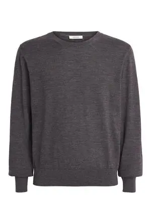 LEMAIRE Merino Wool Sweater - Grey