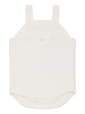 MARIE-CHANTAL Cecilia Cotton Knit Bodysuit - Ivory