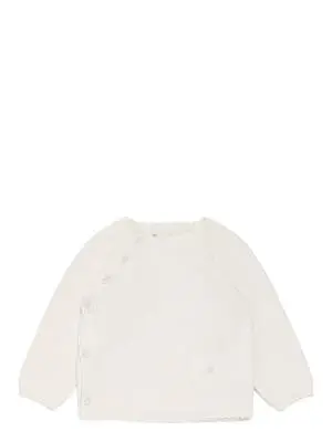 MARIE-CHANTAL Marie-Chantal Coraline Wrap-Effect Cotton Cardigan