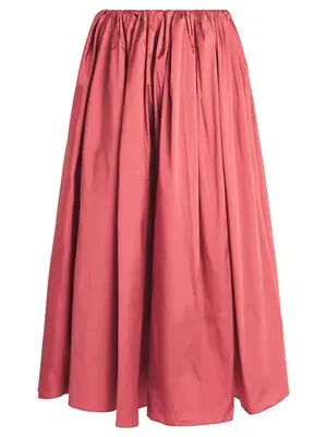 ABADIA Pleated Bodice Maxi Dress
