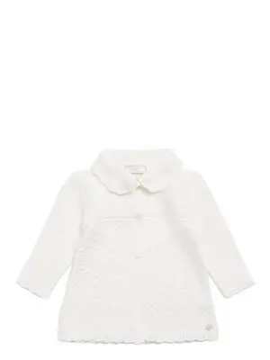 PAZ RODRIGUEZ Paz Rodriguez Knitted Coat With Peter Pan Collar