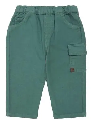 TARTINE ET CHOCOLAT Cotton Cargo Trousers - Green