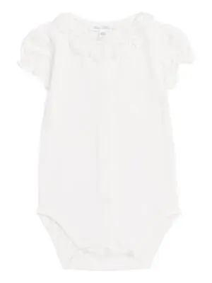 TARTINE ET CHOCOLAT Lace Collar Bodysuit - Ivory