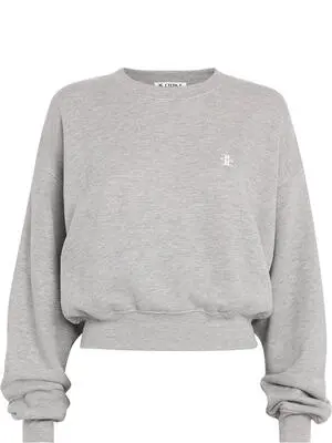 ETERNE Éterne French Terry Cropped Sweatshirt