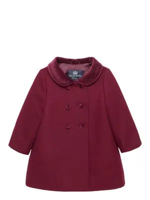 TROTTERS Trotters Wool Double-Breasted Classic Coat