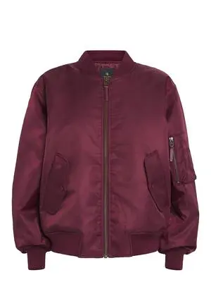 ANINE BING Cropped Leon Bomber Jacket
