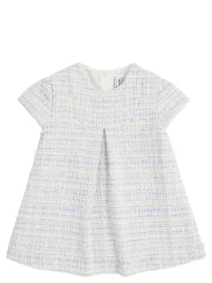 TARTINE ET CHOCOLAT Tweed Jacquard Dress - White
