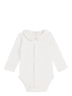TARTINE ET CHOCOLAT Peter Pan Collar Cotton All-in-one - Beige