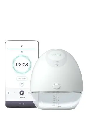 ELVIE Rechargeable Single Electric Breast Pump - White