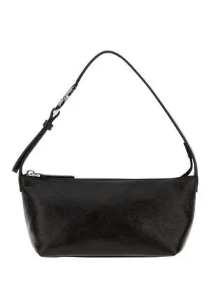 Fendi Fendi Women Black Leather Small Vanity Handbag Black
