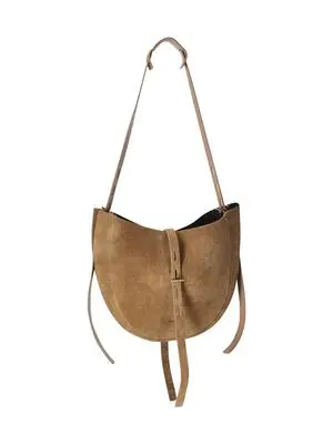 MINOBOSSI Minobossi Suede Hobo Shoulder Bag