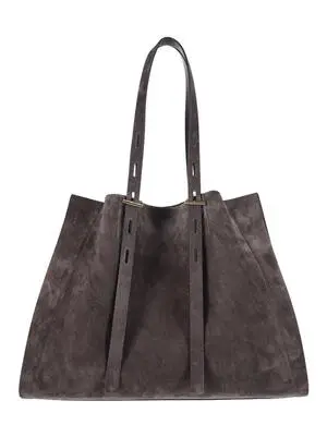 MINOBOSSI Suede Tote Bag - Brown