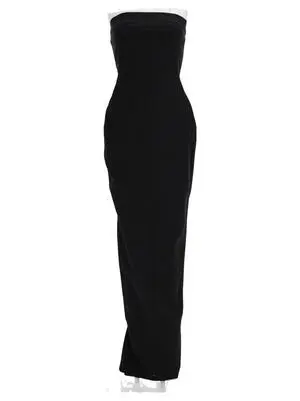Rick Owens Strapless Fitted Maxi Dress - Black