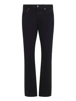 Saint Laurent Slim-fit 100% Cotton Jeans - Black