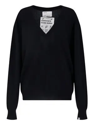 Extreme Cashmere V-neck Cashmere Sweater - Black