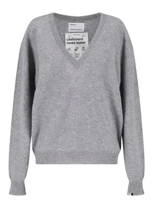 Extreme Cashmere V-neck Cashmere Sweater - Grey