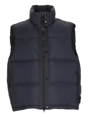 Stone Island Quilted Puffer Vest - Blue