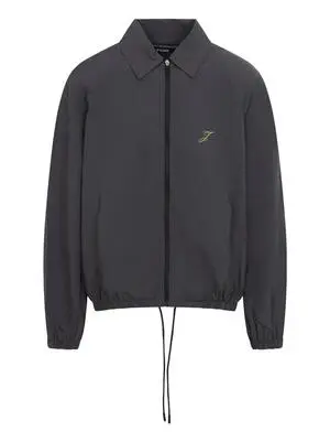 Jacquemus JACQUEMUS Zip-Front Coach Jacket With Drawstring Hem Grey