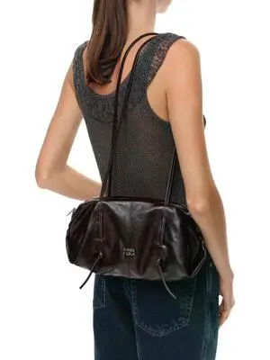 BIMBA Y LOLA Burgundy Leather Lolita Bag