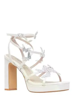 BUFFALO Devine Butterfly Platform Sandals - White