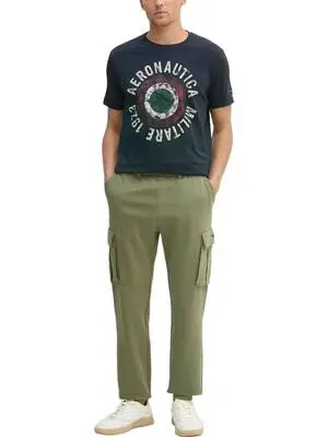 AERONAUTICA MILITARE Drawstring-waist Track Pants - Green