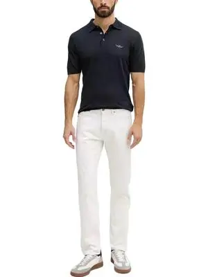 AERONAUTICA MILITARE Button-up Polo Shirt - Blue