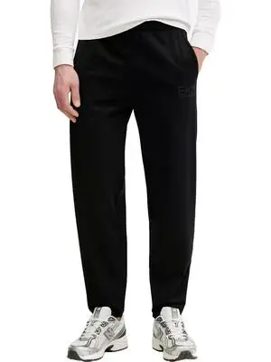 EA7 Logo-print Track Pants - Black