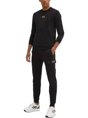 EA7 Cargo Pocket Trousers - Black