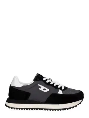 DIESEL® S-d-light Logo Patch Panelled Sneakers - Black