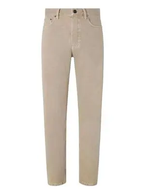 Zegna Cotton Tailored Pants - Neutrals