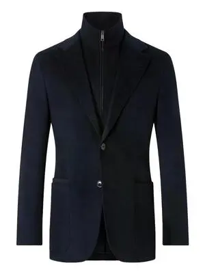 ZEGNA Navy Blue Oasi Cashmere Jacket