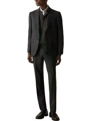 Zegna Dark- Trofeo 120mila Wool Suit - Grey