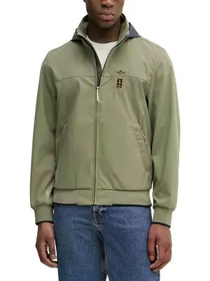 AERONAUTICA MILITARE Aeronautica Militare Zip-Up Hooded Jacket With Logo Patch