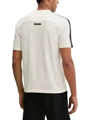 EA7 Dynamic Athlete Logo-print T-shirt - Neutrals