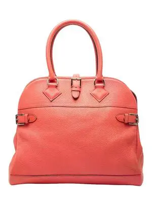 Hermès Clemence Atlas 35 Handbag - Red